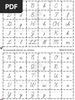 Ejercicios para La Letra Manuscrita | PDF