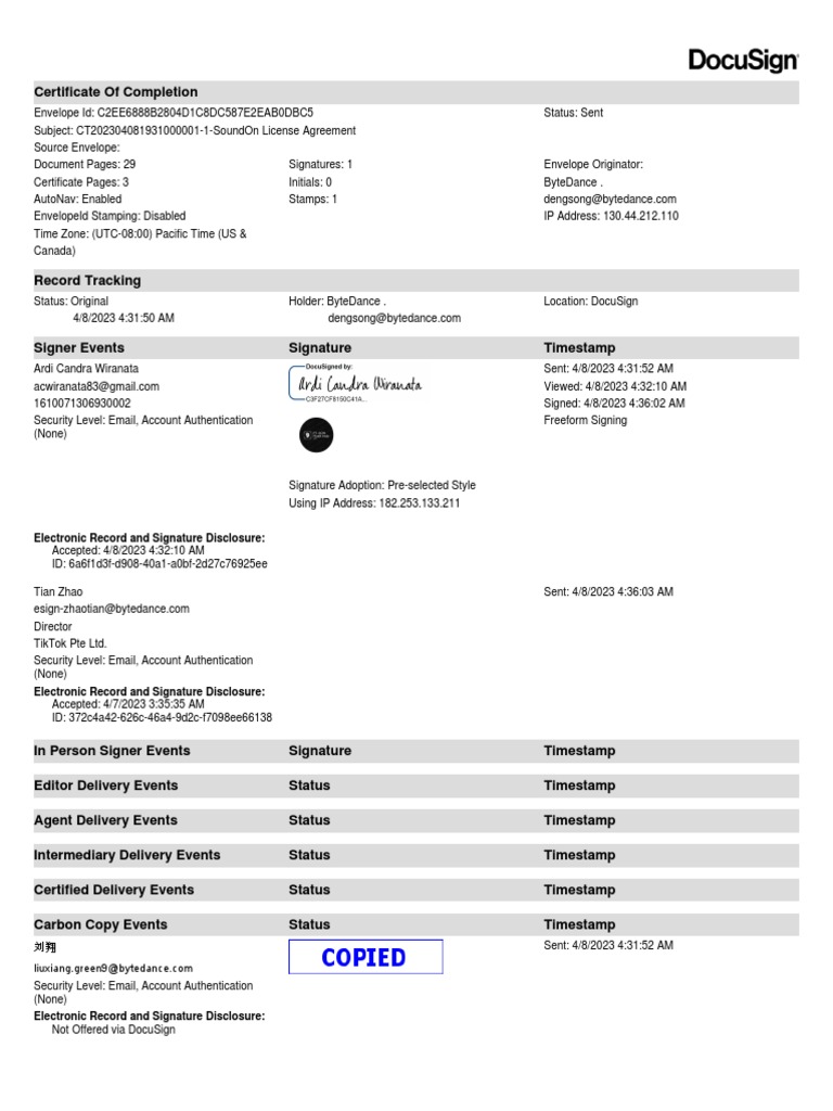Electronic Record and Signature Disclosure | PDF | Computing | Cyberspace