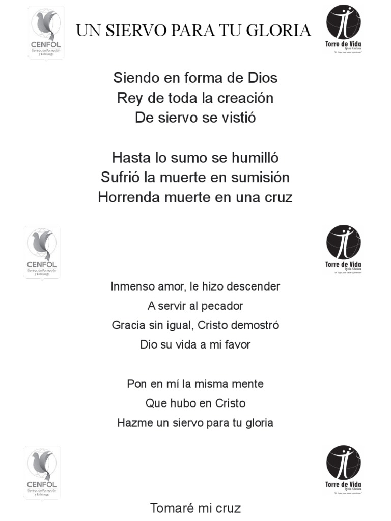 Un Siervo para Tu Gloria | PDF