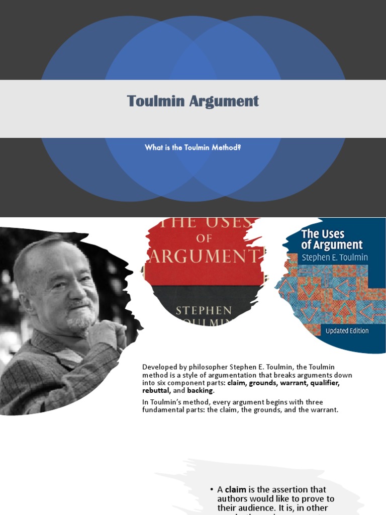 Argumentation and Warrant - Toulmin Method | Download Free PDF ...