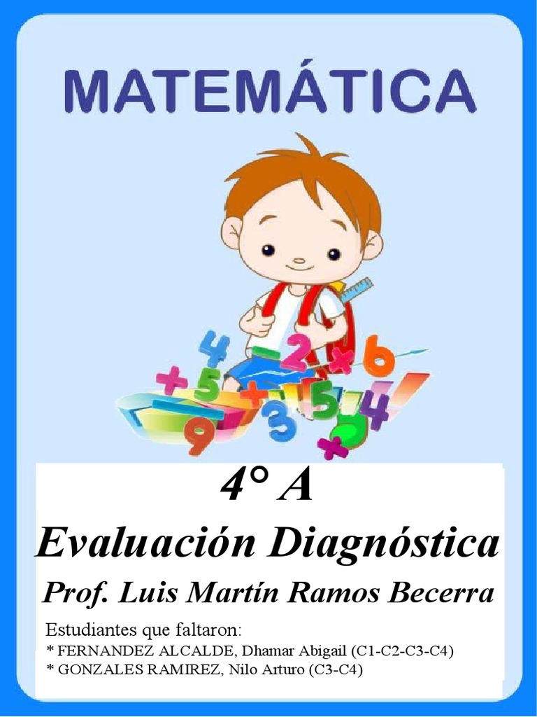 Caratula de Matemática | PDF