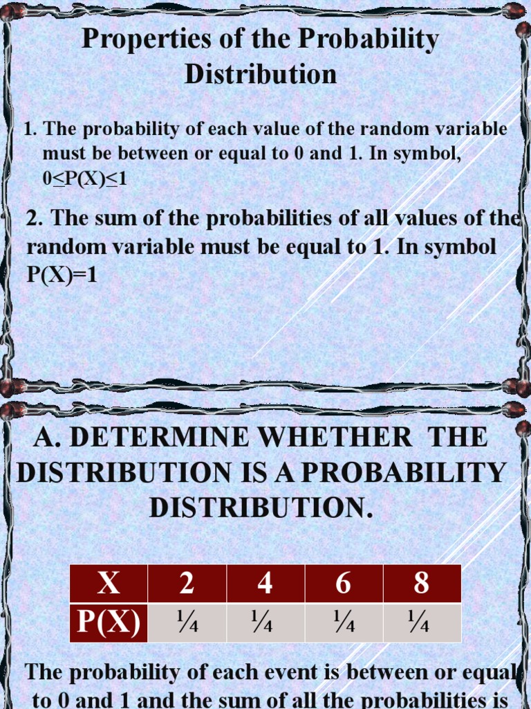 Probability Distribution | PDF | Probability Distribution | Odds