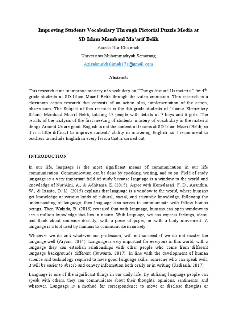 Academic Writing | PDF | Word | English Language