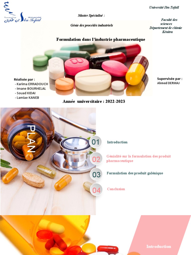 Formulation Pharmaceutique | PDF | Sciences pharmaceutiques | Pharmacologie