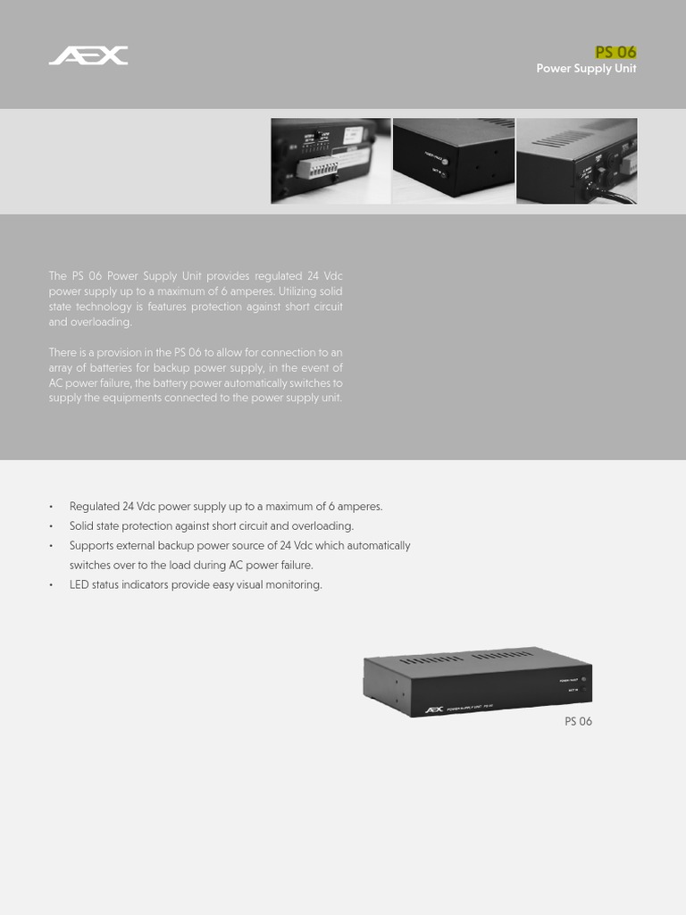 PS 06 - Web 01 | PDF | Power Supply | Fuse (Electrical) PS 06 - Web 01 | PDF | Power Supply | Fuse (Electrical)