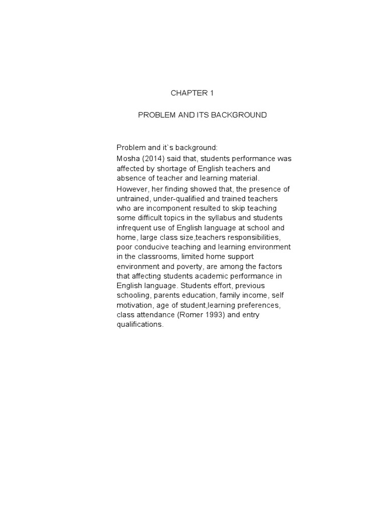 Chapter 1 | PDF | Teachers | Schools