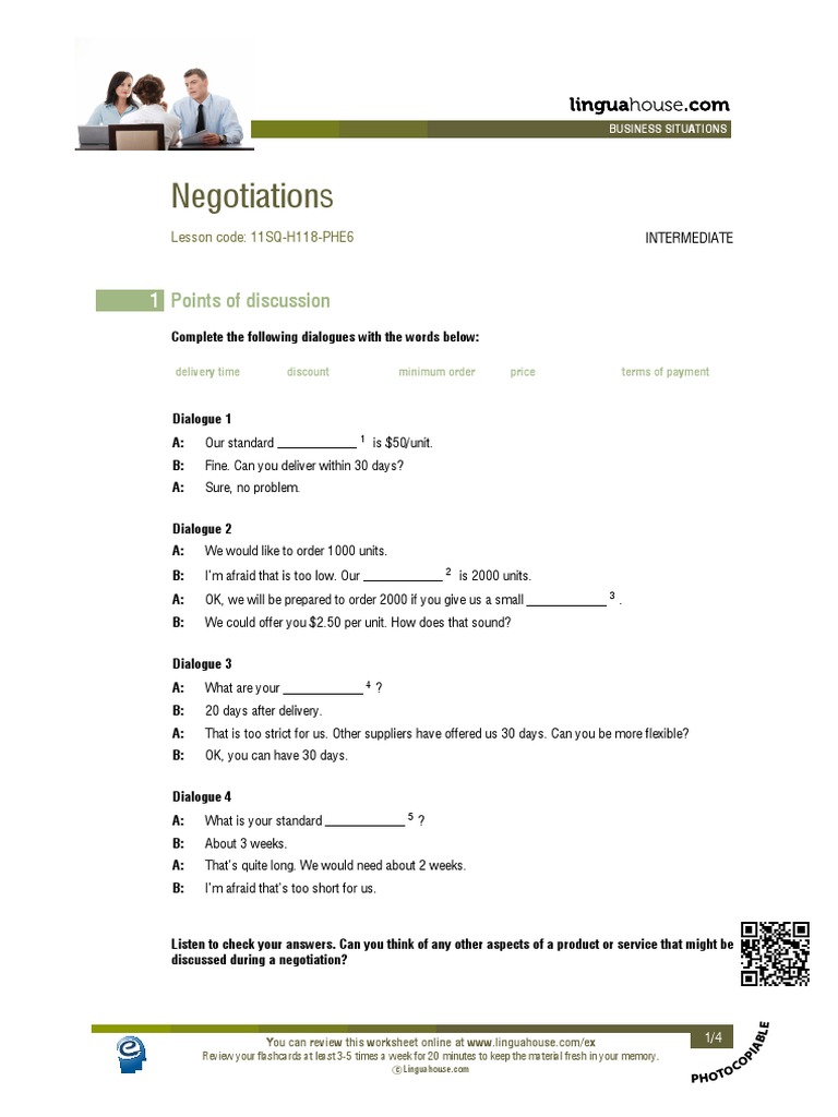 Session 10 Negotiations | Download Free PDF | Negotiation | Business