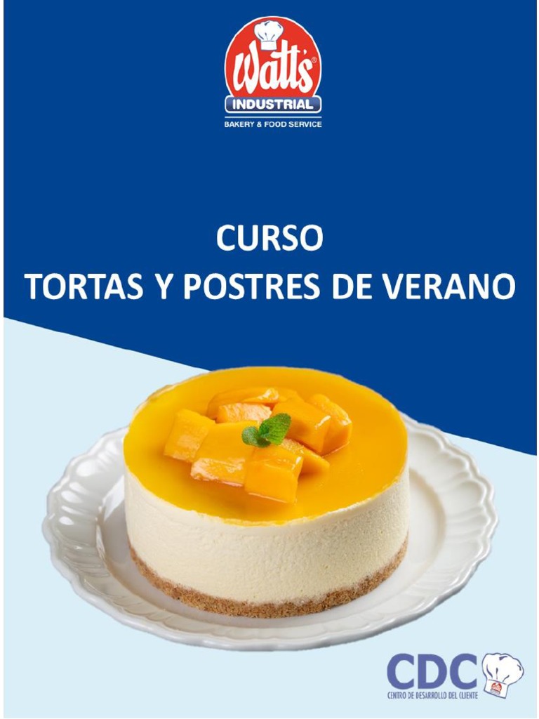 Guía de Tortas y Postres Veraniegos | PDF | Merengue | Comida y bebida