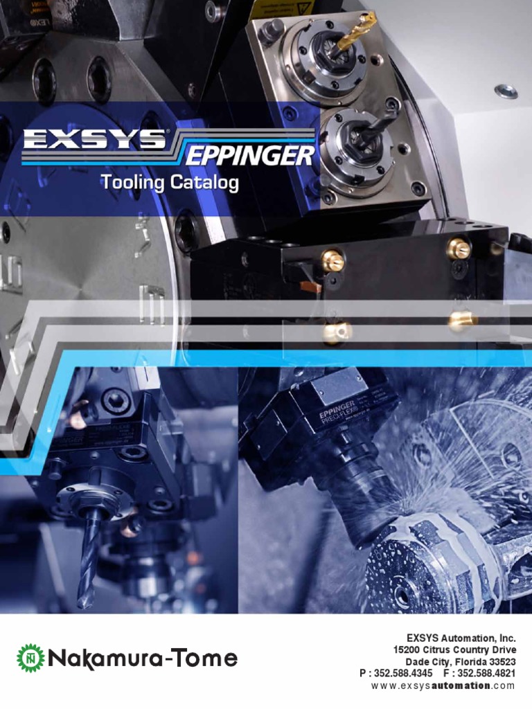 Nakamura Tome Tooling Catalog | PDF | Drilling | Machining