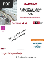 10 Ejemplos de Programacion CNC | PDF | Control numerico | Programación de computadoras