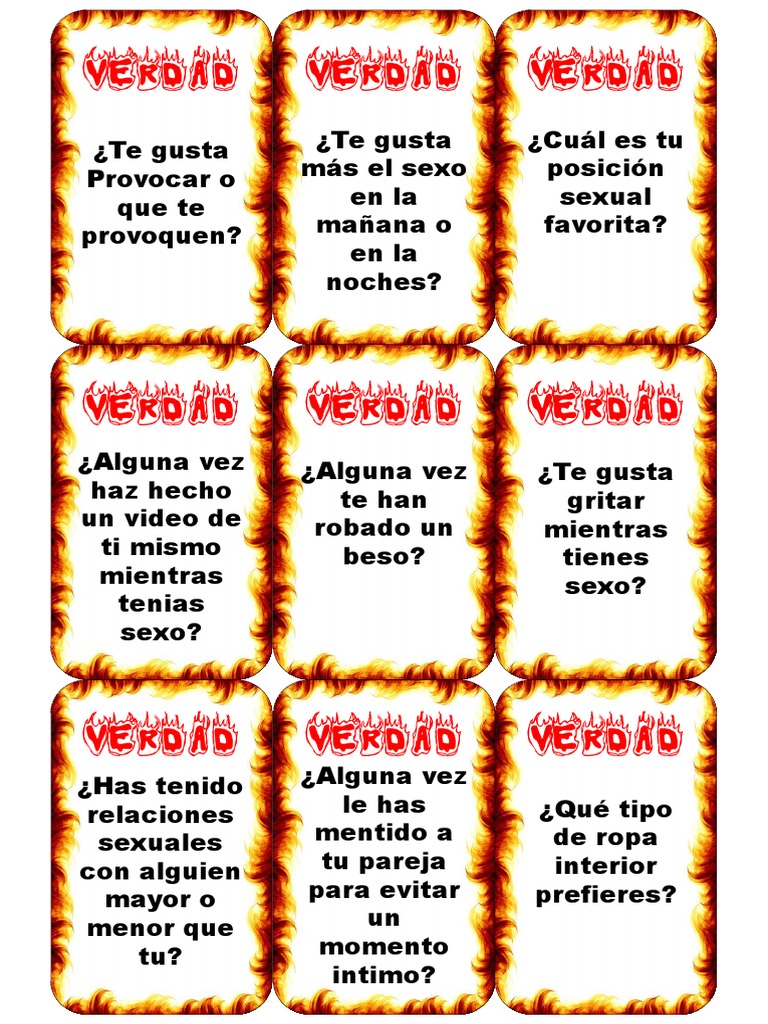 Verdad o Reto Erotico A4 | PDF