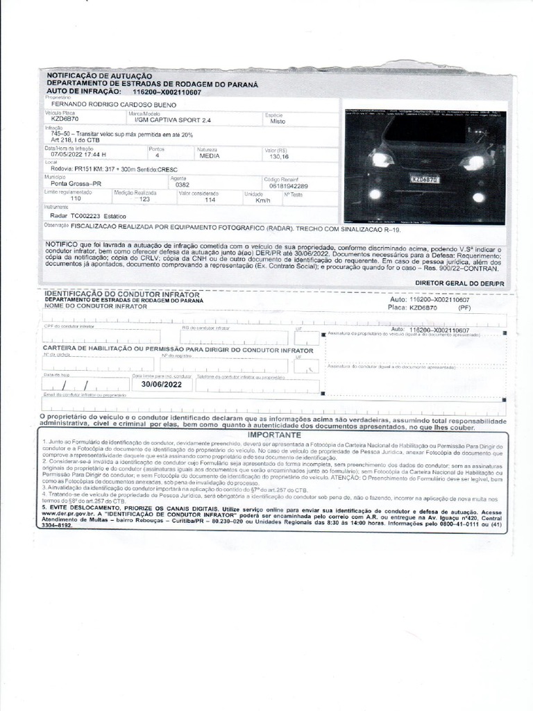 mODELO DE MULTA | PDF