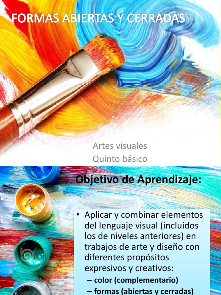Formas abiertas y cerradas en pintura | PDF | Pinturas | Dibujo