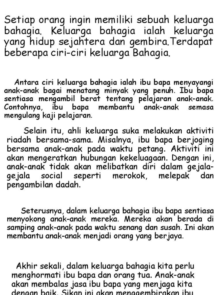 Keluarga Bahagia | PDF