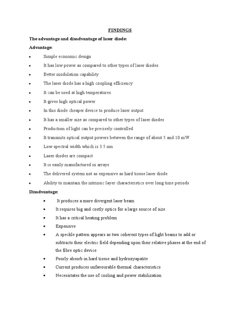 Engineering Science PBL | PDF | Laser | Laser Diode