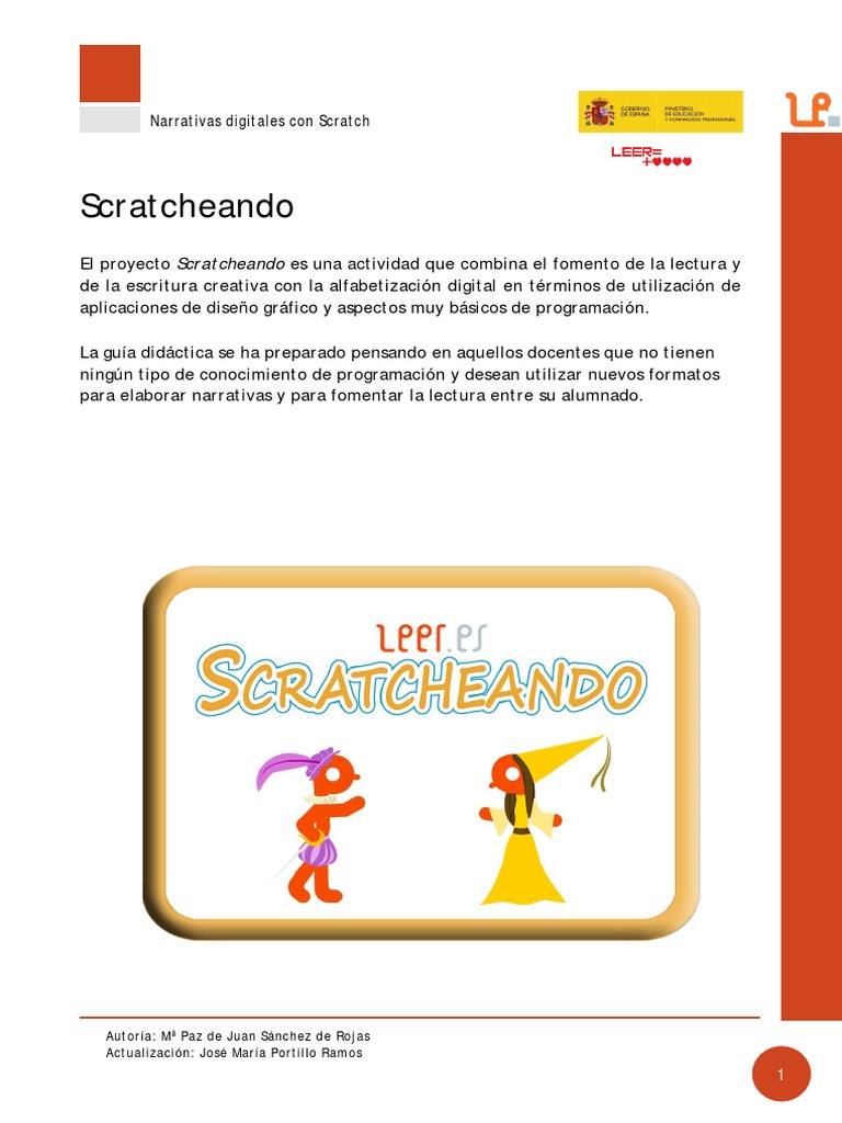 Guia Didactica Actualizacion Scratch3 0 | PDF | Scratch (lenguaje de programación) | Plan de ...