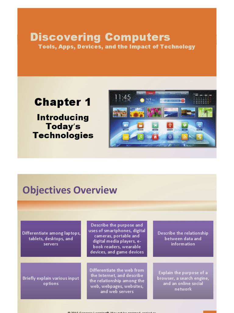 Discovering Computers - Chapter 1.pdfx | PDF | World Wide Web | Internet & Web