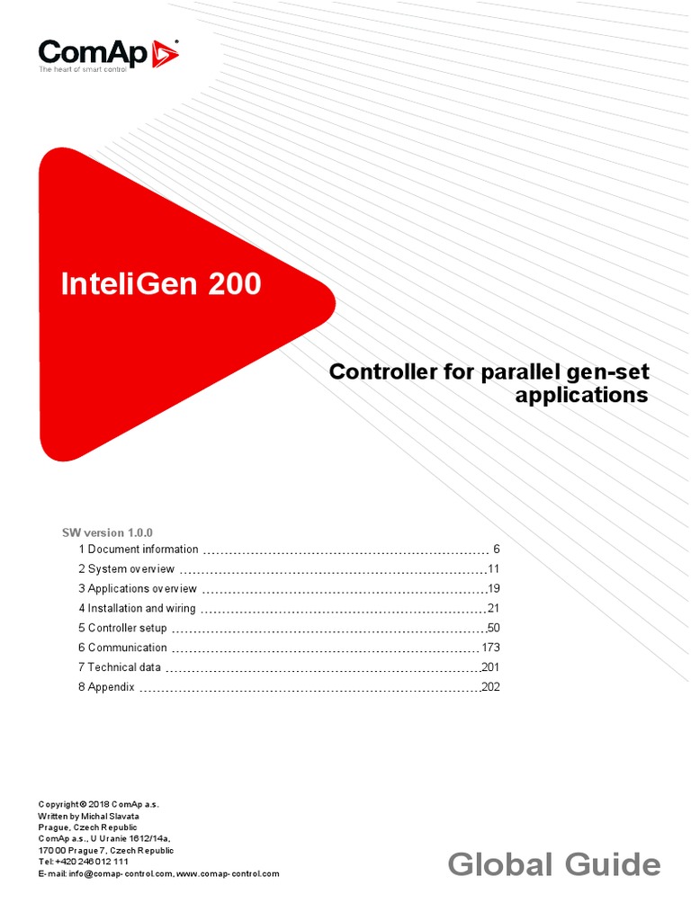 Inteligen 200: Global Guide | PDF | Microcontroller | Power Supply