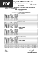 Exam Calendar 2025 Revised Version 3 | PDF | Payments