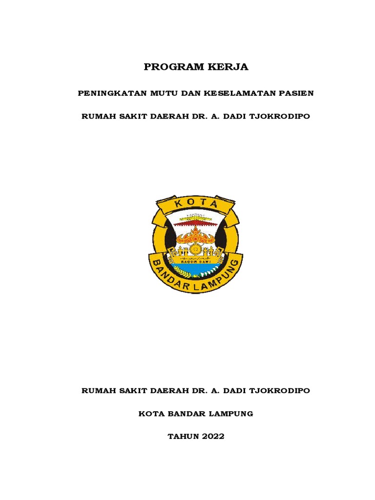 Program Kerja PMKP 2022 Fix | PDF