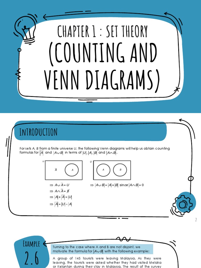 Set Theory: Counting & Venn Diagrams | PDF | Mathematical Logic ...