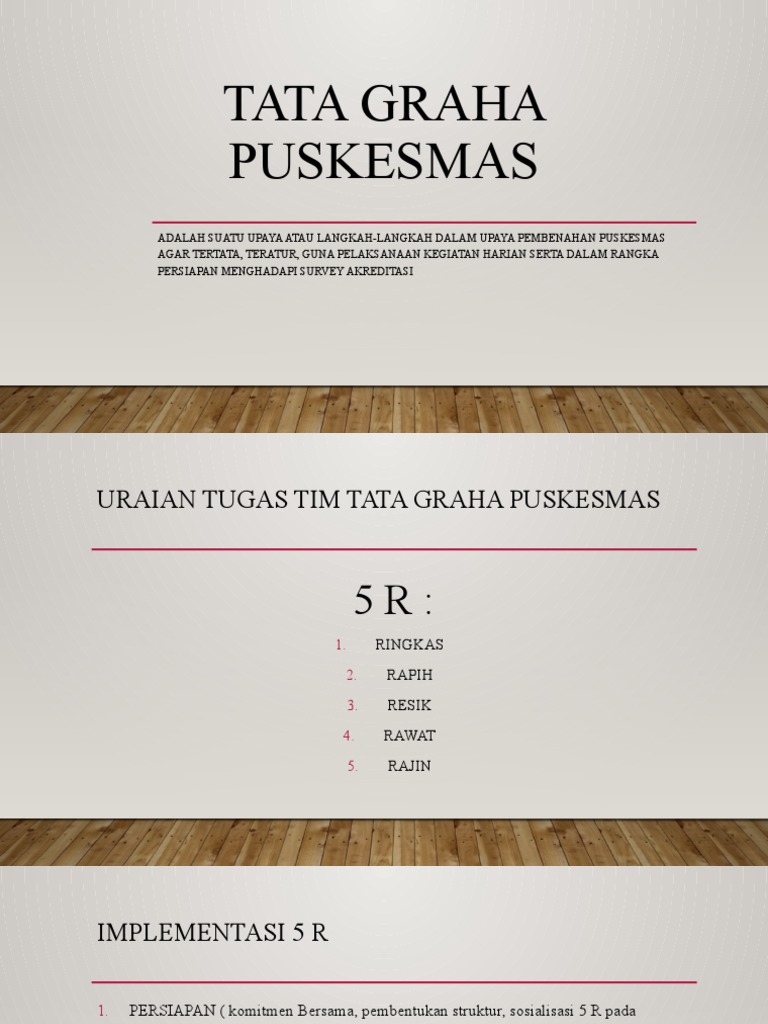 Tata Graha Puskesmas | PDF