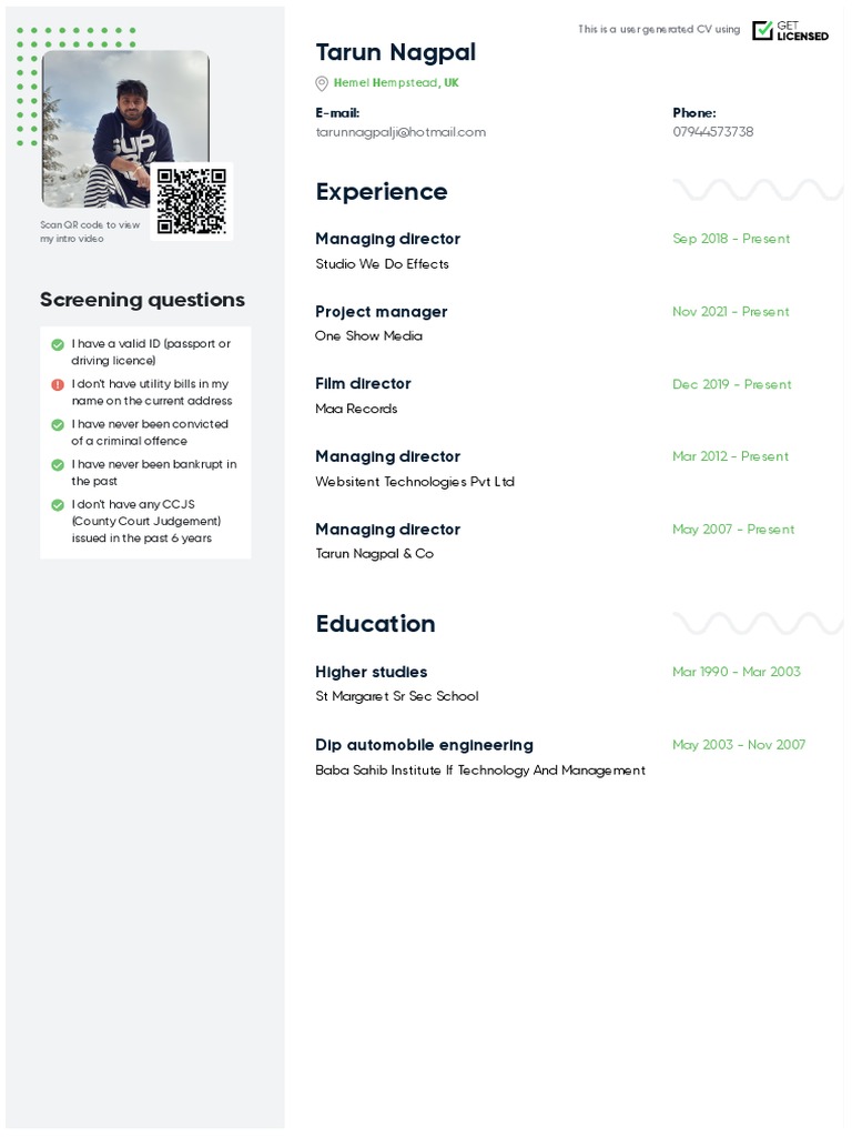 Tarun Nagpal lw305zrv | PDF