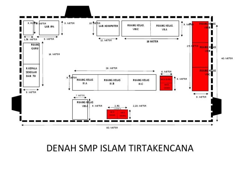 Denah Sekolah SMP Islam | PDF