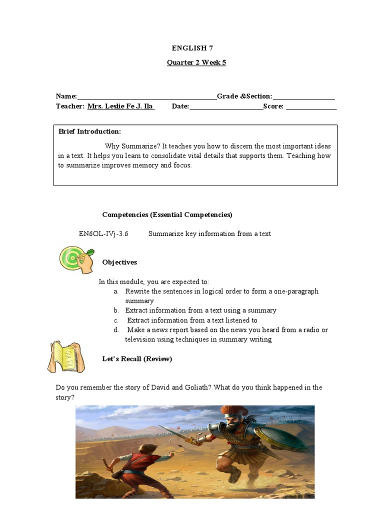 English 7 Quarter 2 Week 5 | PDF | Foreign Language Studies | General ...