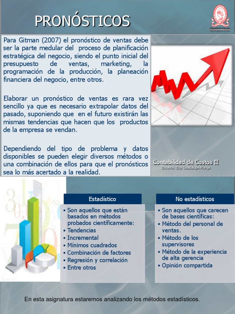 Método de Pronósticos - 20-2 | PDF | Presupuesto | Ecuaciones