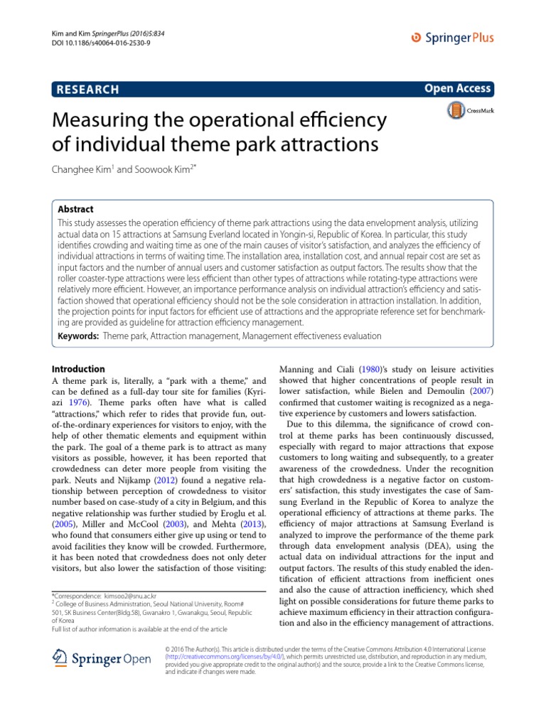 Measuring The Operational Efficiency of Individual | PDF | Business ...