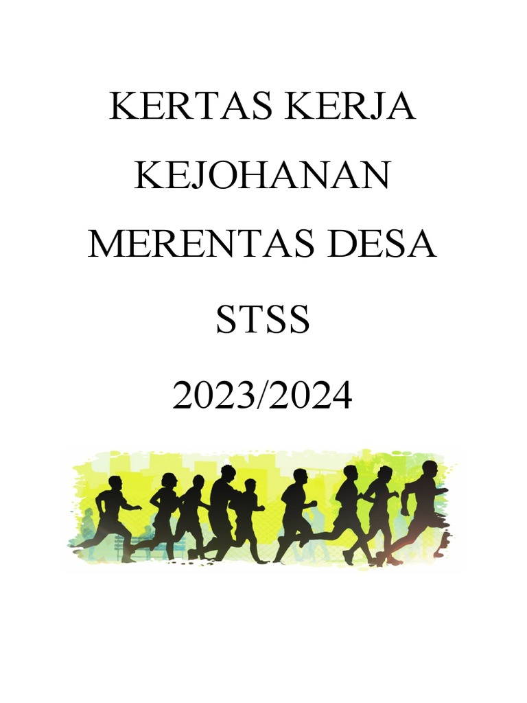 Kertas Kerja Kejohanan Merentas Desa Stss 2023/2024 | PDF