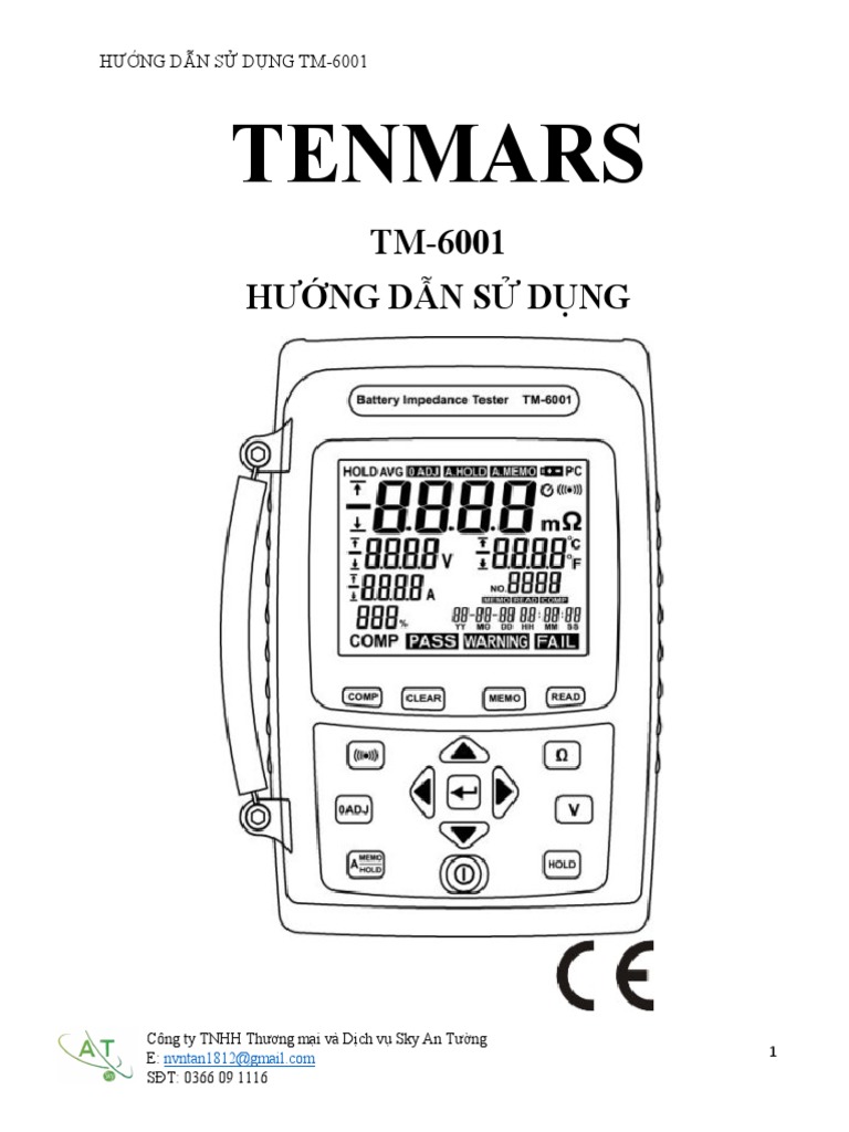 1 HDSD TM 6001 | PDF
