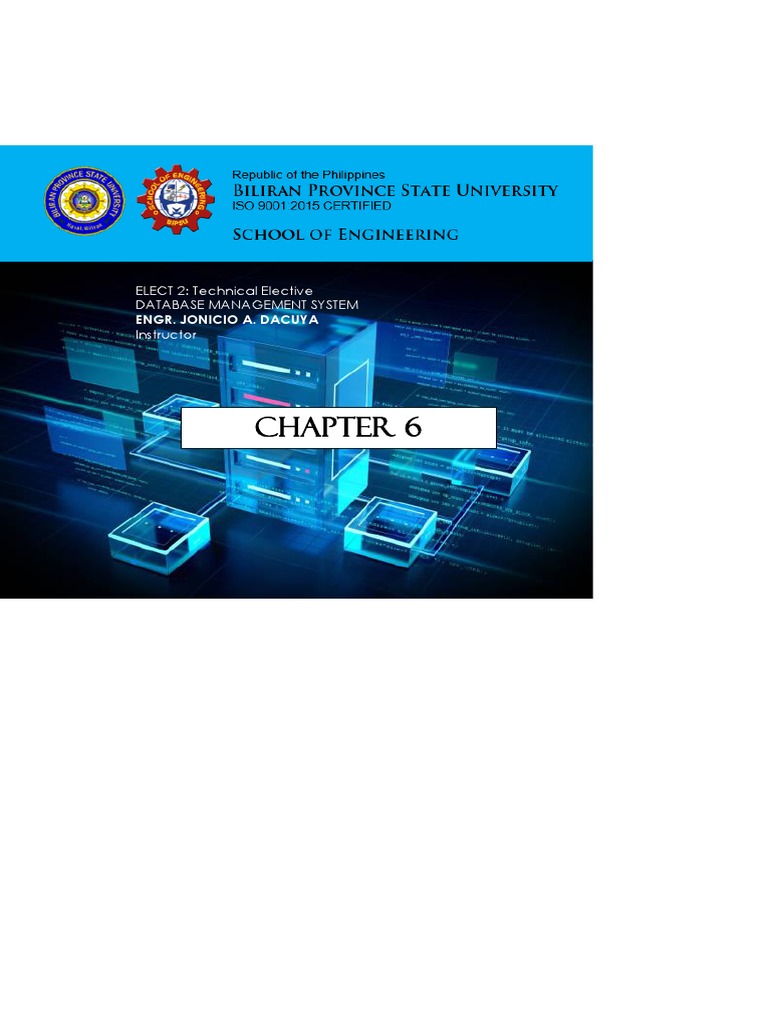 ELECT 2: Technical Elective Database Management System Instructor | PDF