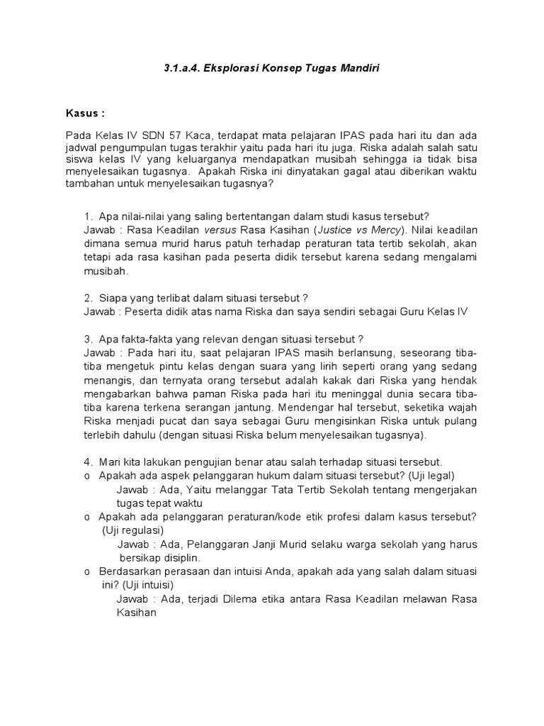 Tugas Mandiri Modul 3.1 | PDF