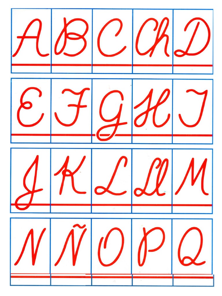 Letra Ligada Mayuscula y Minuscula | PDF