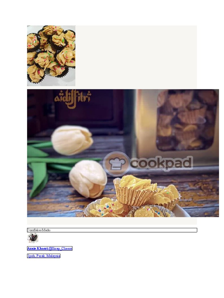 Menu Kueh Raya 2023 | PDF