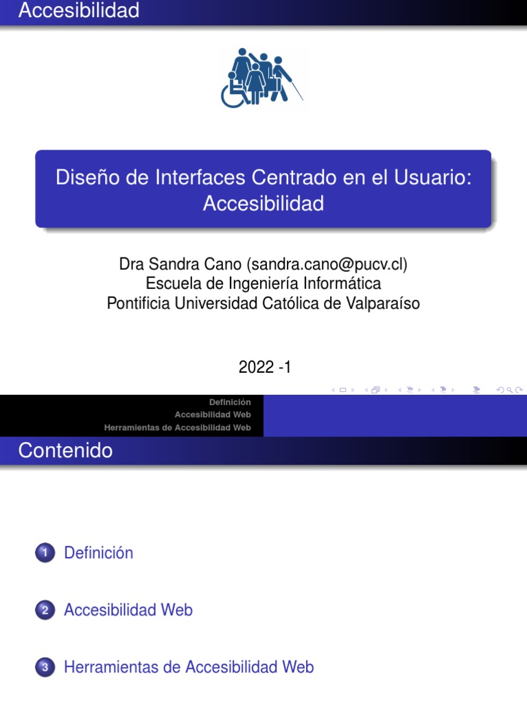 Accesibilidad | PDF | Diseño de interfaz de usuario | Invalidez