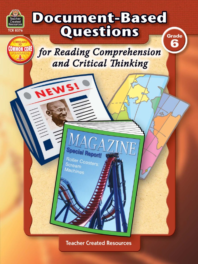 Document-Based Questions For Reading Comprehension and Critical ...