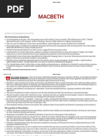 Macbeth Notes | PDF | Macbeth | Shakespearean Tragedies