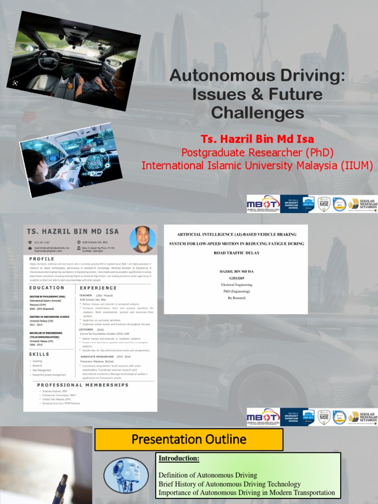 Autonomous Driving MBOT | PDF | Transport | Vehicles