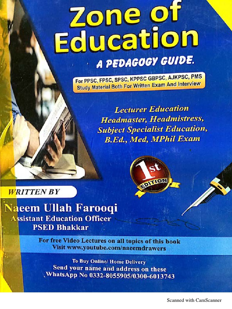 Zone of Education 1st Edition by Naeem Ullah Farooqui | PDF