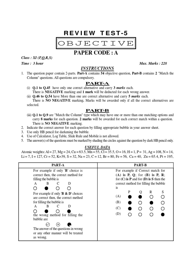 CHEMISTRY-15-10-11th (PQRS) Code-A SOLUTION | PDF | Gases | Neutron