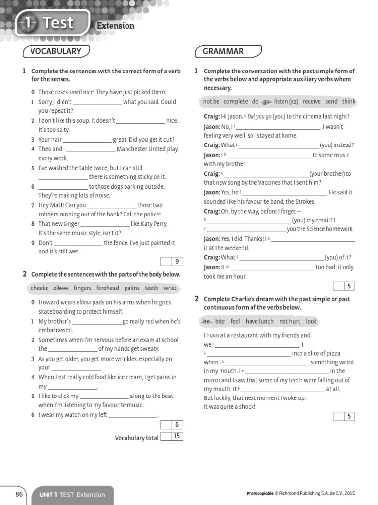 Achievers - B1 - Test - Unit - 1 - Extension 5i | PDF | Ludwig Van ...