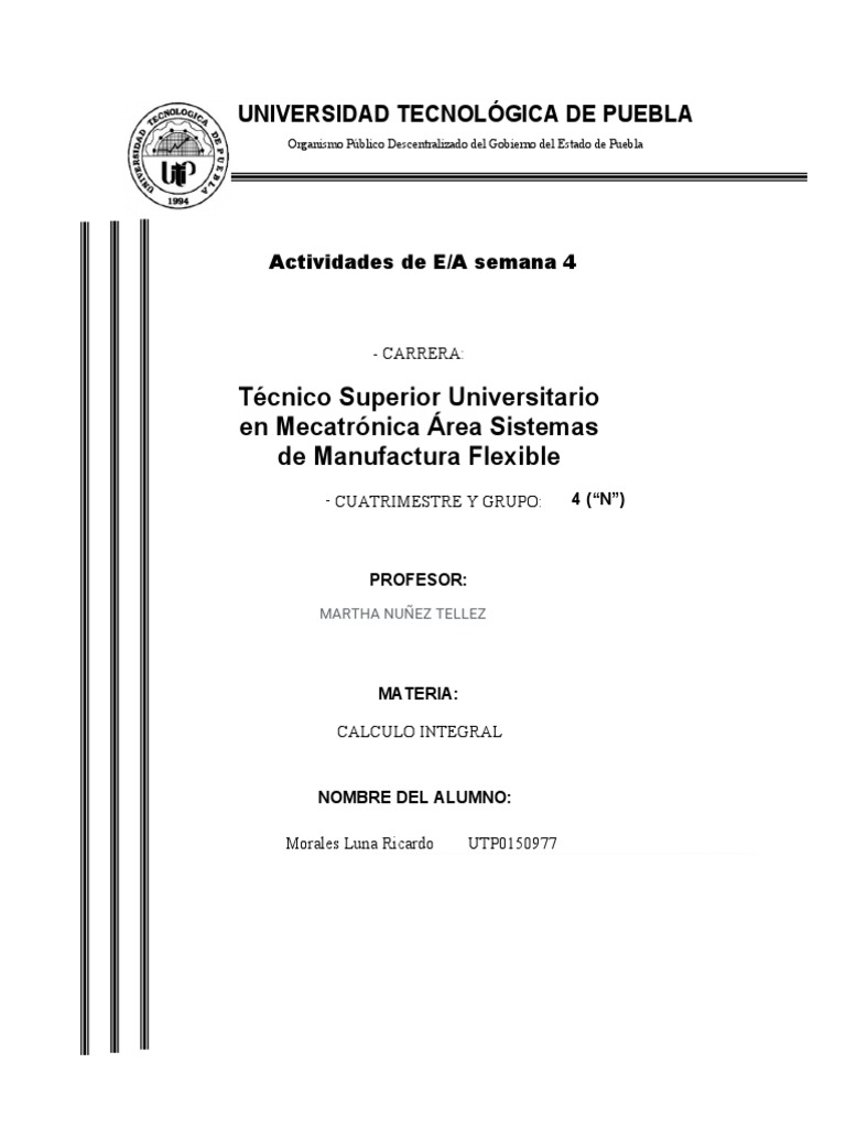 Semana 4 | PDF | Integral | Maestros