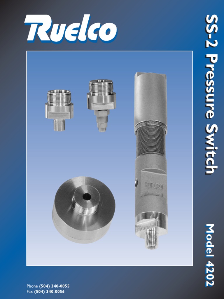 Hi-Lo Pilot - Ruelco 4202 SS-2 - Spring | Download Free PDF | Valve ...