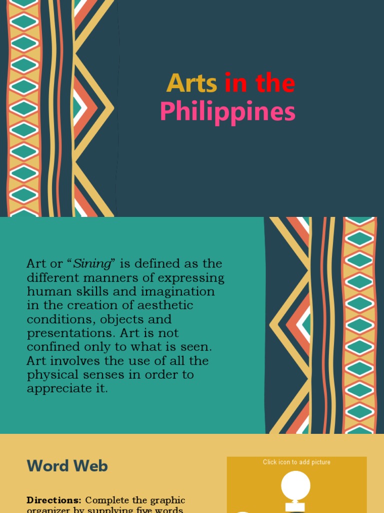 CPAR Week 1 Arts in The Philippines | PDF | Shape | Philippines