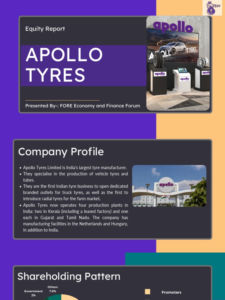 Equity Report: Apollo Tyres | Download Free PDF | Investing | Revenue