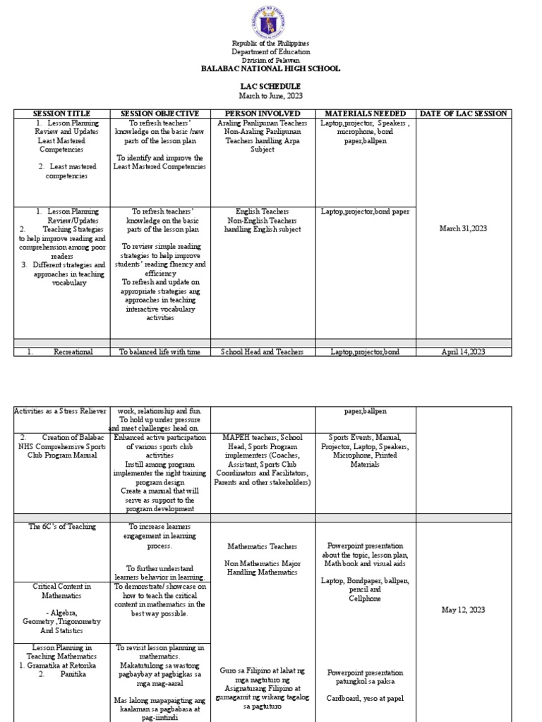 Lac Session To Link Download Free Pdf Teachers Reading Comprehension