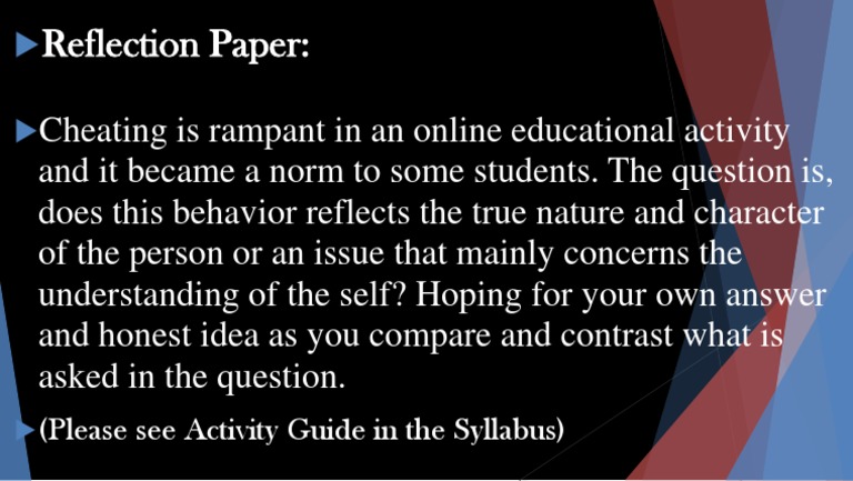 Understanding The Self Midterm Reflection Paper | PDF Understanding The Self Midterm Reflection Paper | PDF